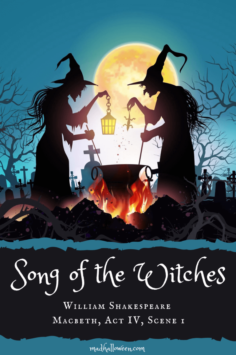 Song of the Witches by William Shakespeare - Mad Halloween