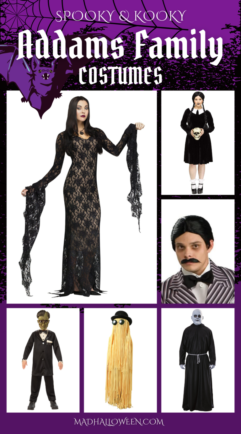 Creepy & Kooky Addams Family Costumes - Mad Halloween