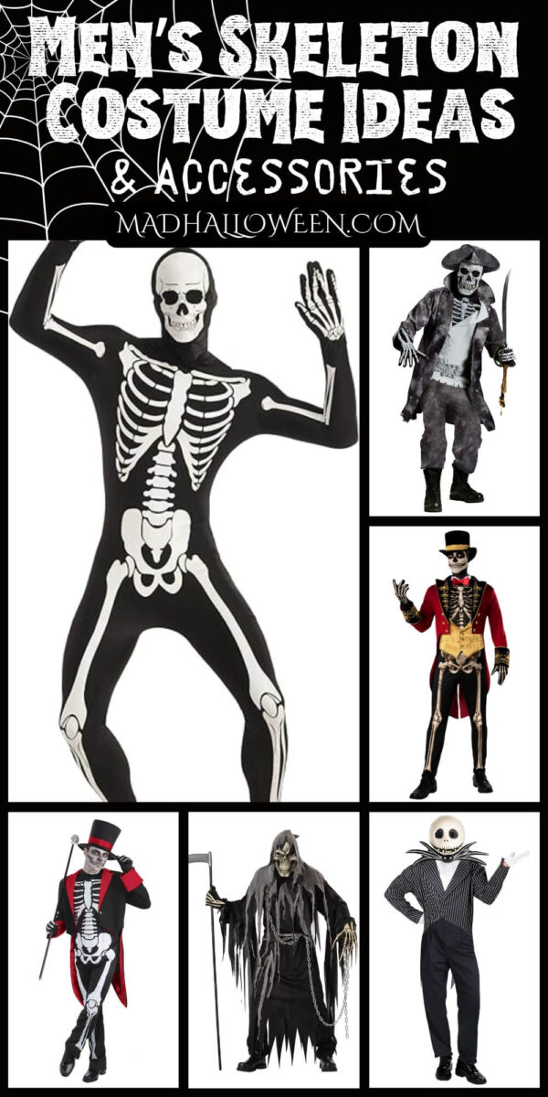 Men's Skeleton Costume Ideas & Accessories - Mad Halloween